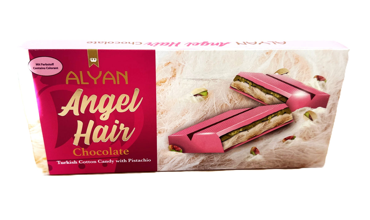 6er Pack ALYAN Angel Hair Schokolade 160 gr. Pistaziencreme – Candy2go